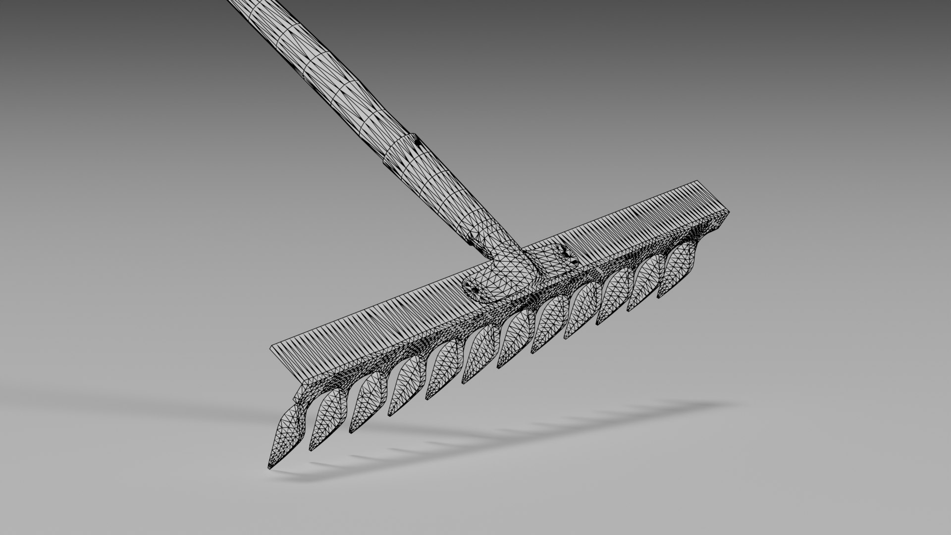 Old Rake 3D Model - TurboSquid 1935224