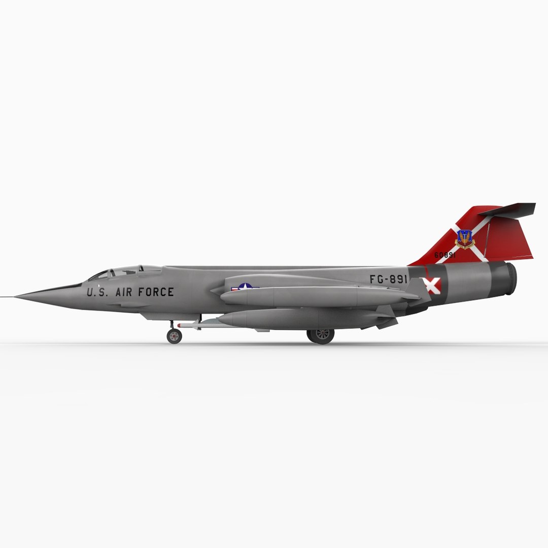 3d F104 Starfighter F 104