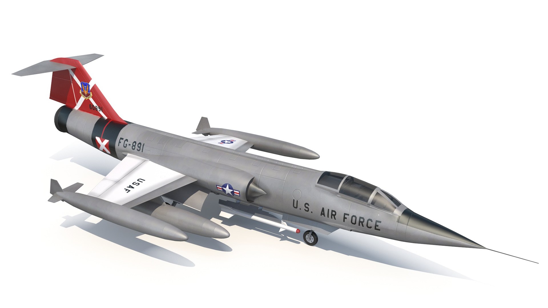 3d F104 Starfighter F 104