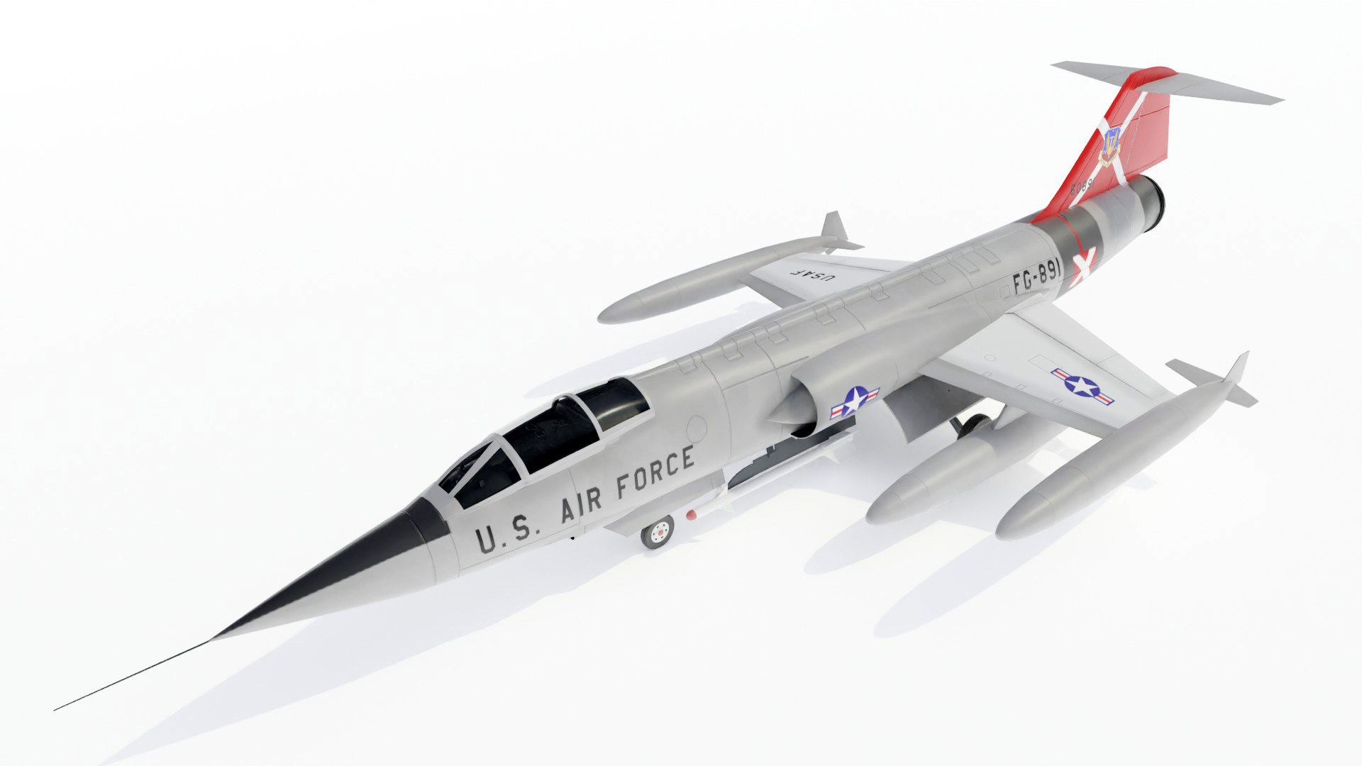 3d F104 Starfighter F 104
