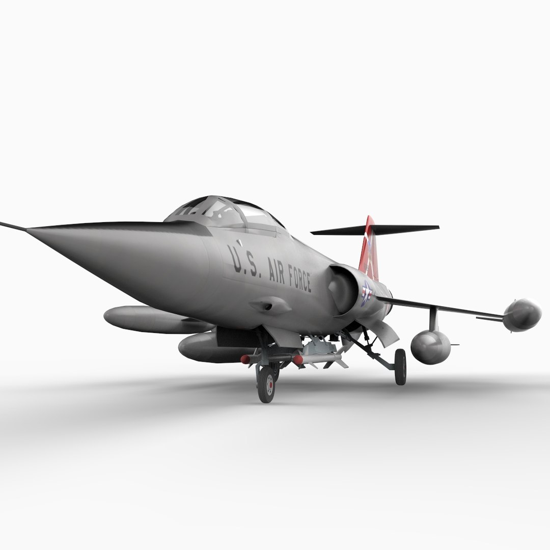 3d F104 Starfighter F 104
