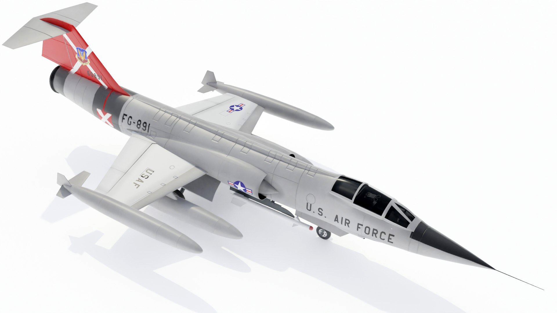 3d F104 Starfighter F 104