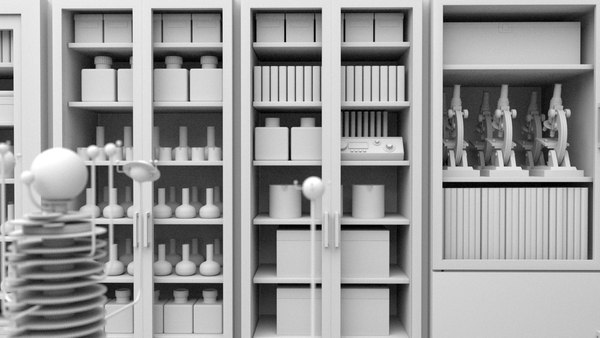 3D Science classroom - TurboSquid 1845772