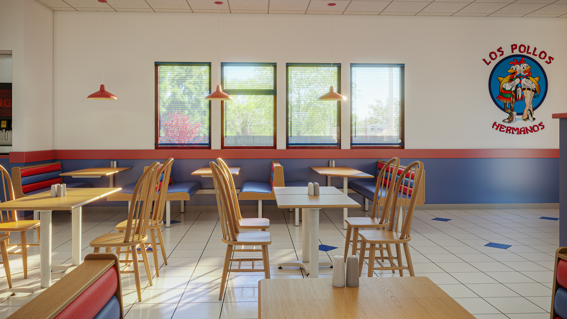 Los Pollos Hermanos Retaurant 3D - TurboSquid 1886562