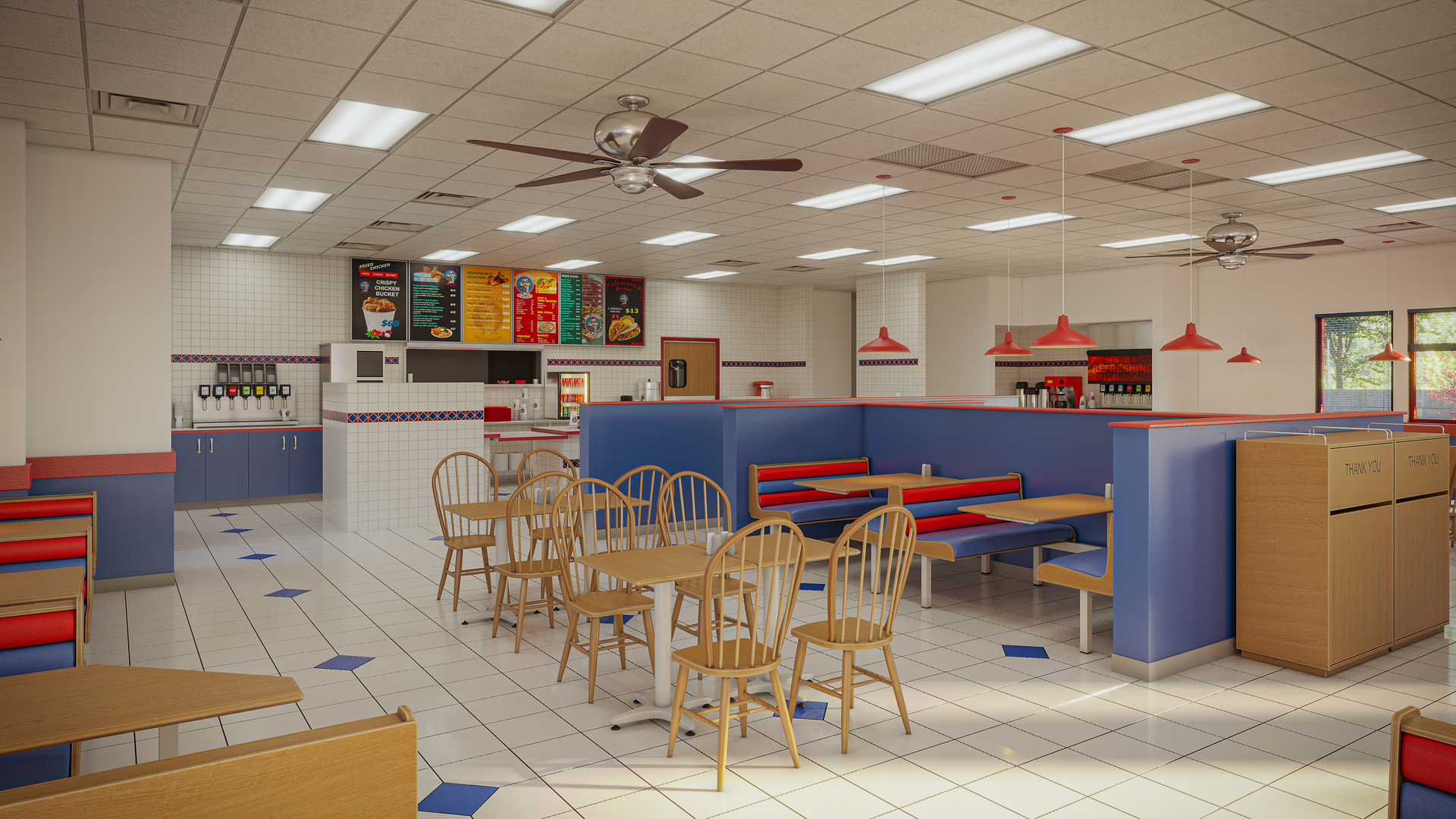 Los Pollos Hermanos Retaurant 3D - TurboSquid 1886562