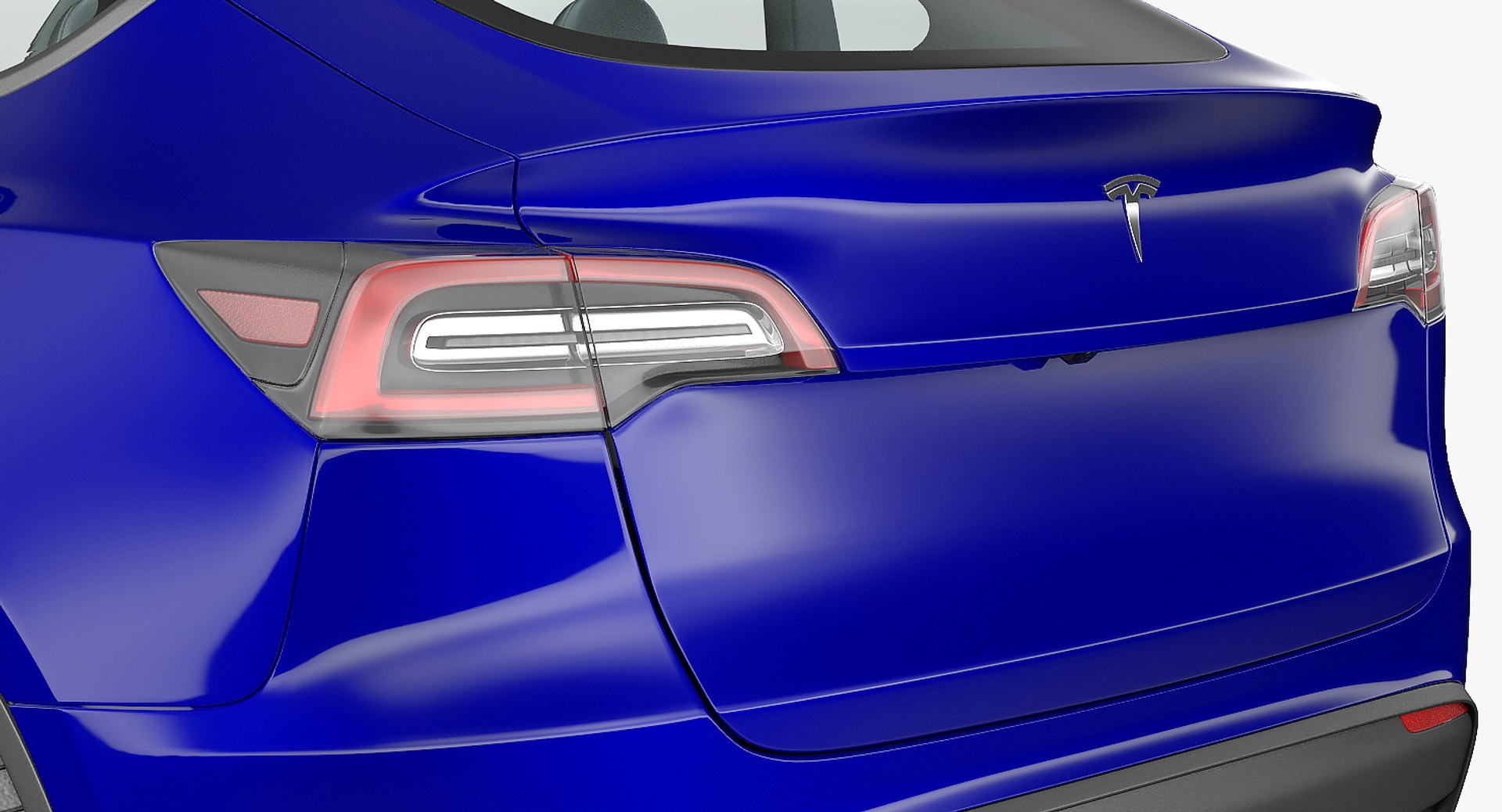 Tesla y blue modeled model - TurboSquid 1416926