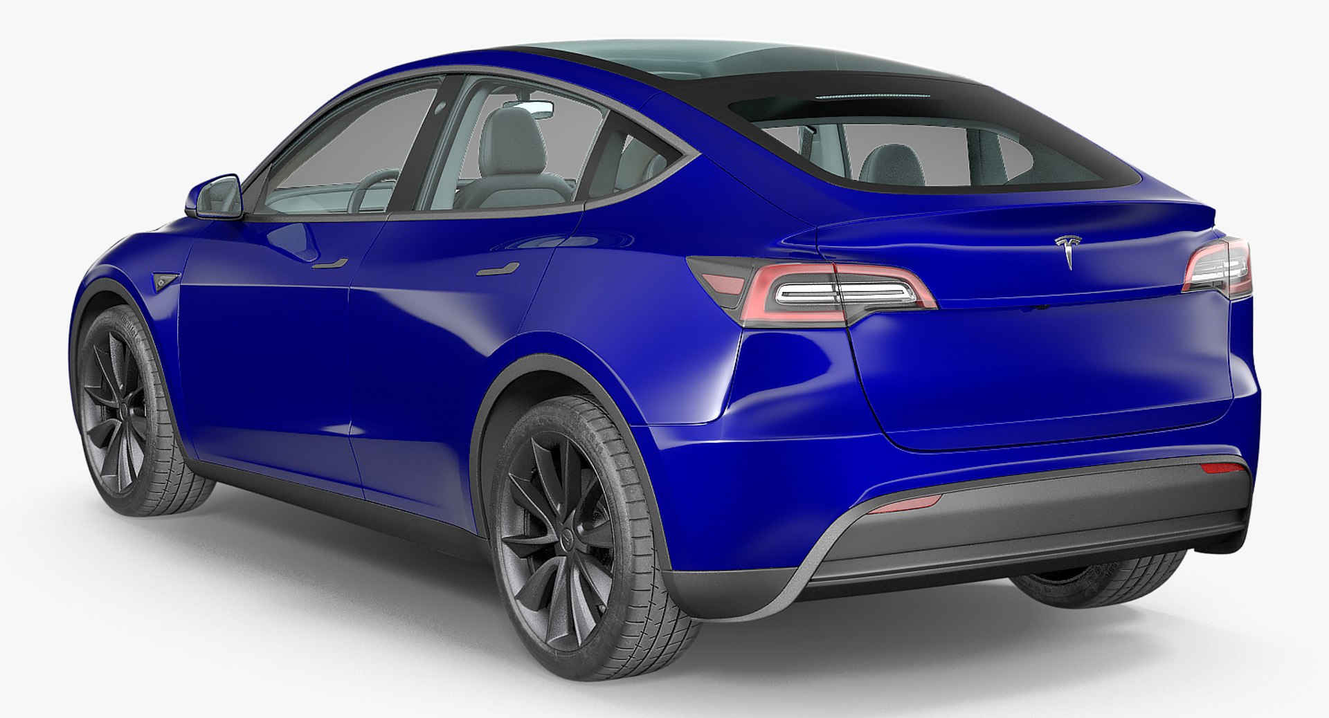 Tesla y blue modeled model - TurboSquid 1416926