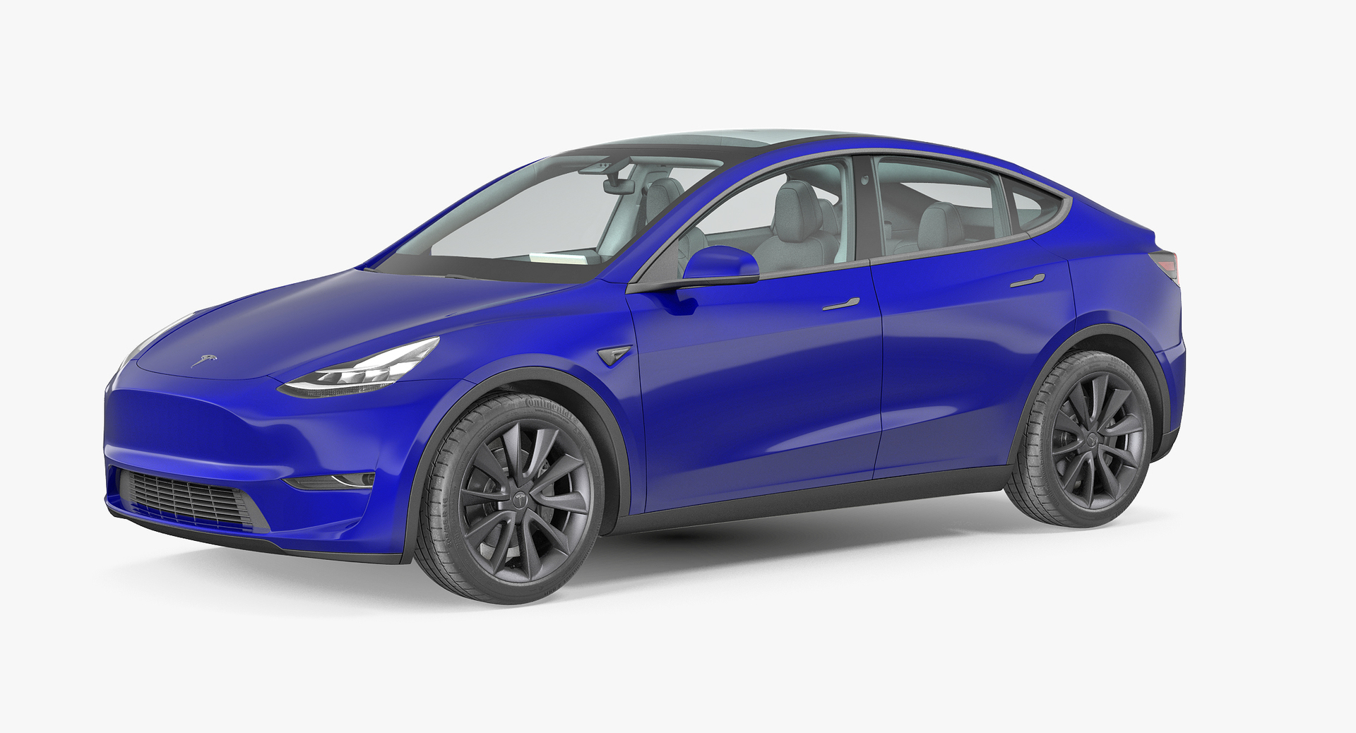 Tesla Model Y Blue Modelo 3D - TurboSquid 1416926