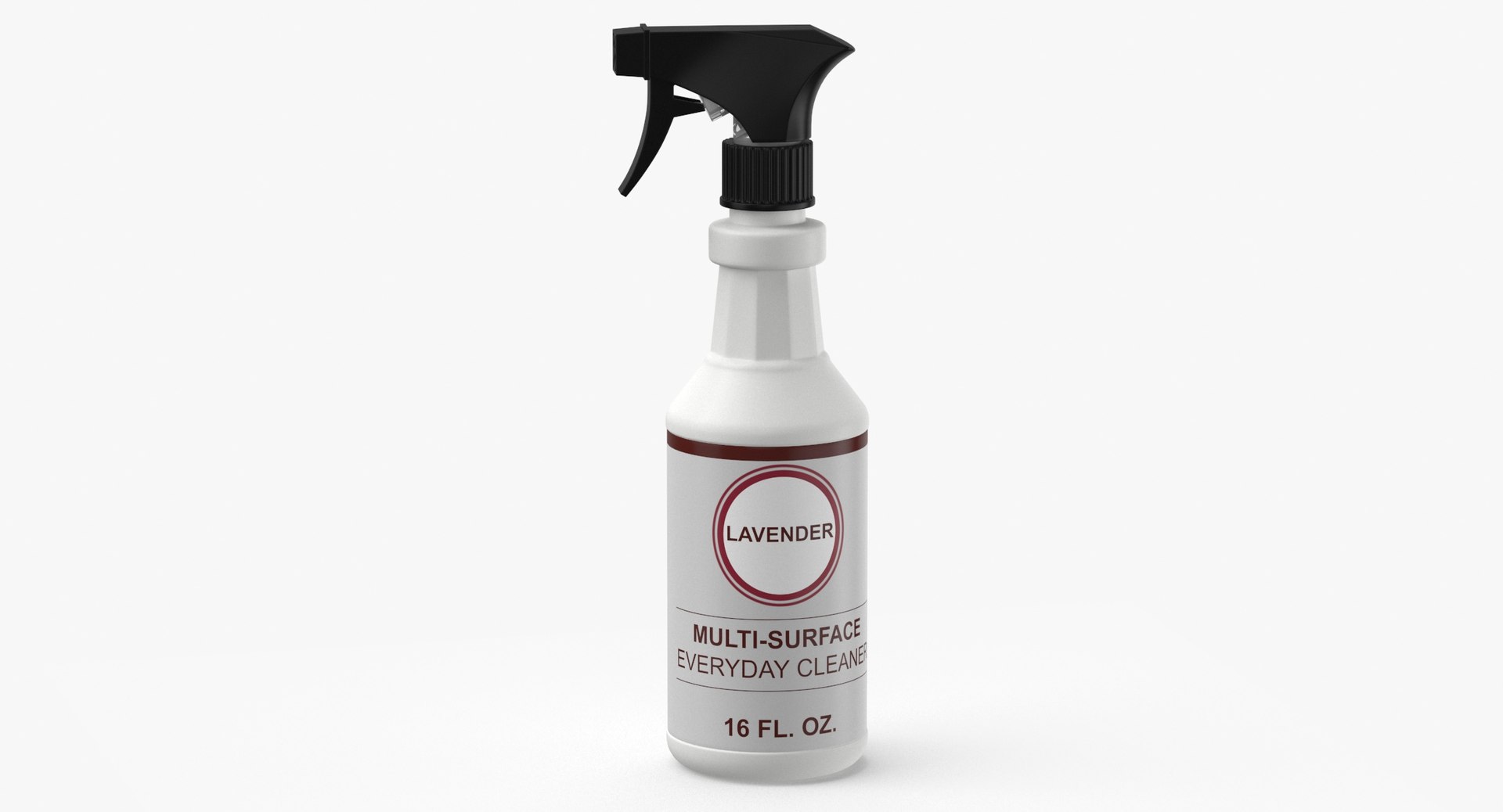 All Purpose Cleaner Spray 01 Blank and Generic Label 3D - TurboSquid ...