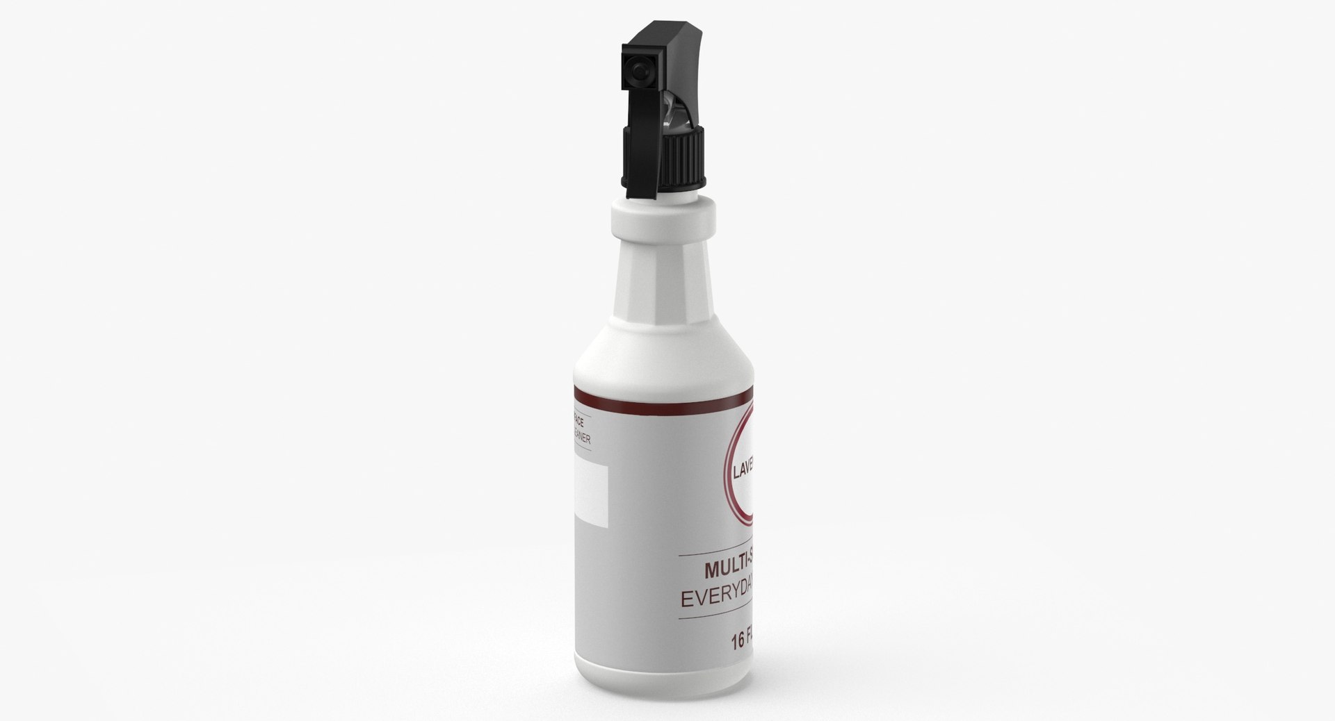 All Purpose Cleaner Spray 01 Blank And Generic Label 3D - TurboSquid ...