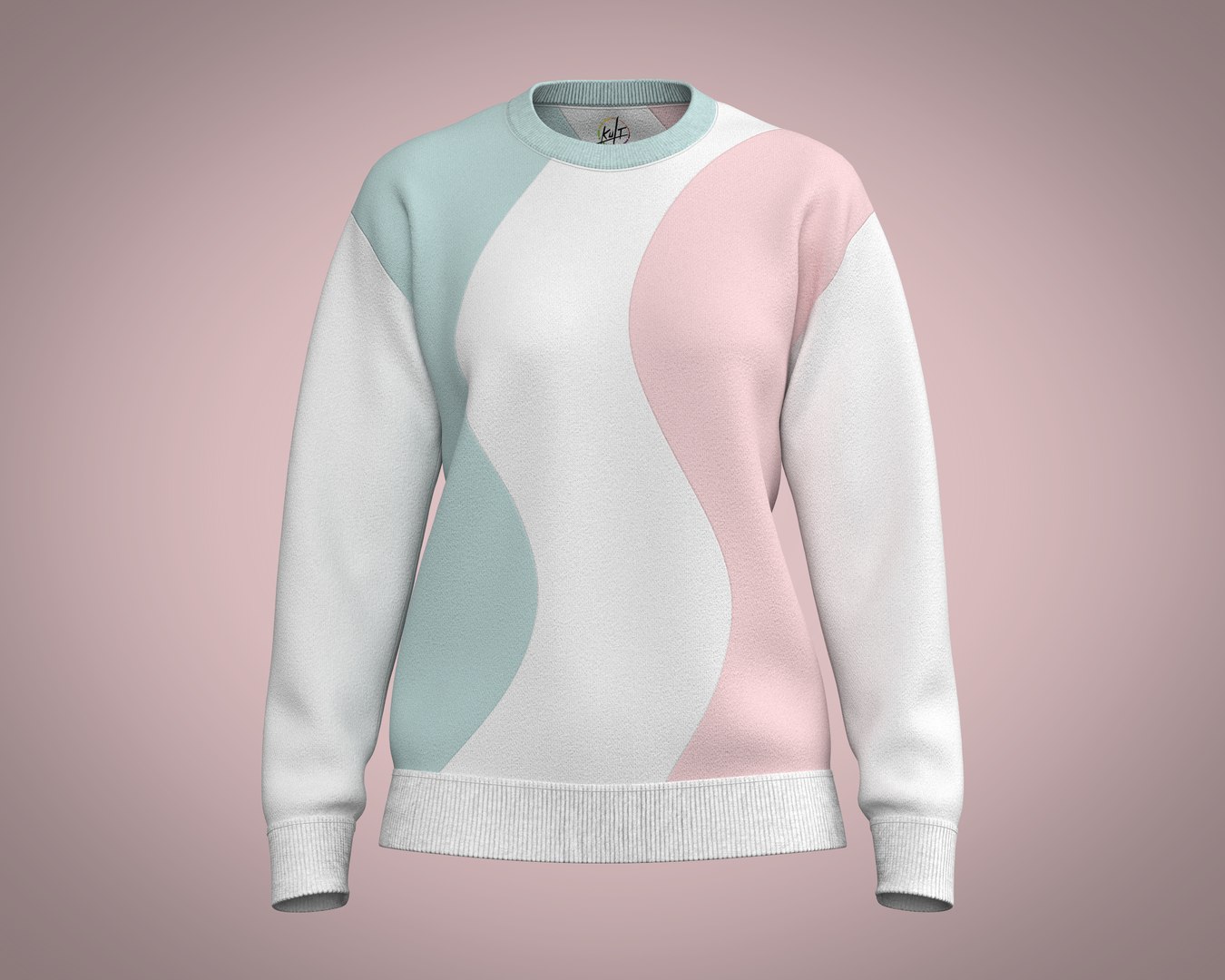 Ladies Multi Color Sweatshirt 3D Model - TurboSquid 2047516