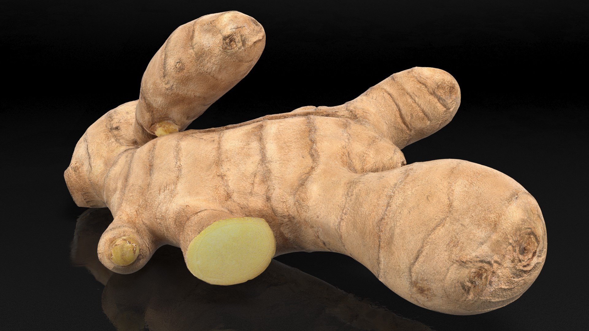 3D Ginger Without Part - TurboSquid 1891313