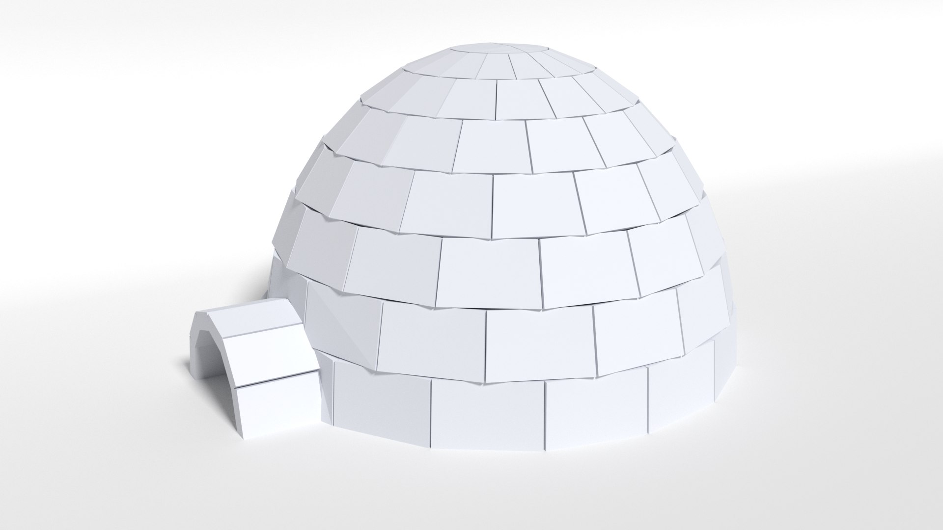 Igloo Cartoon 3D - TurboSquid 1462246