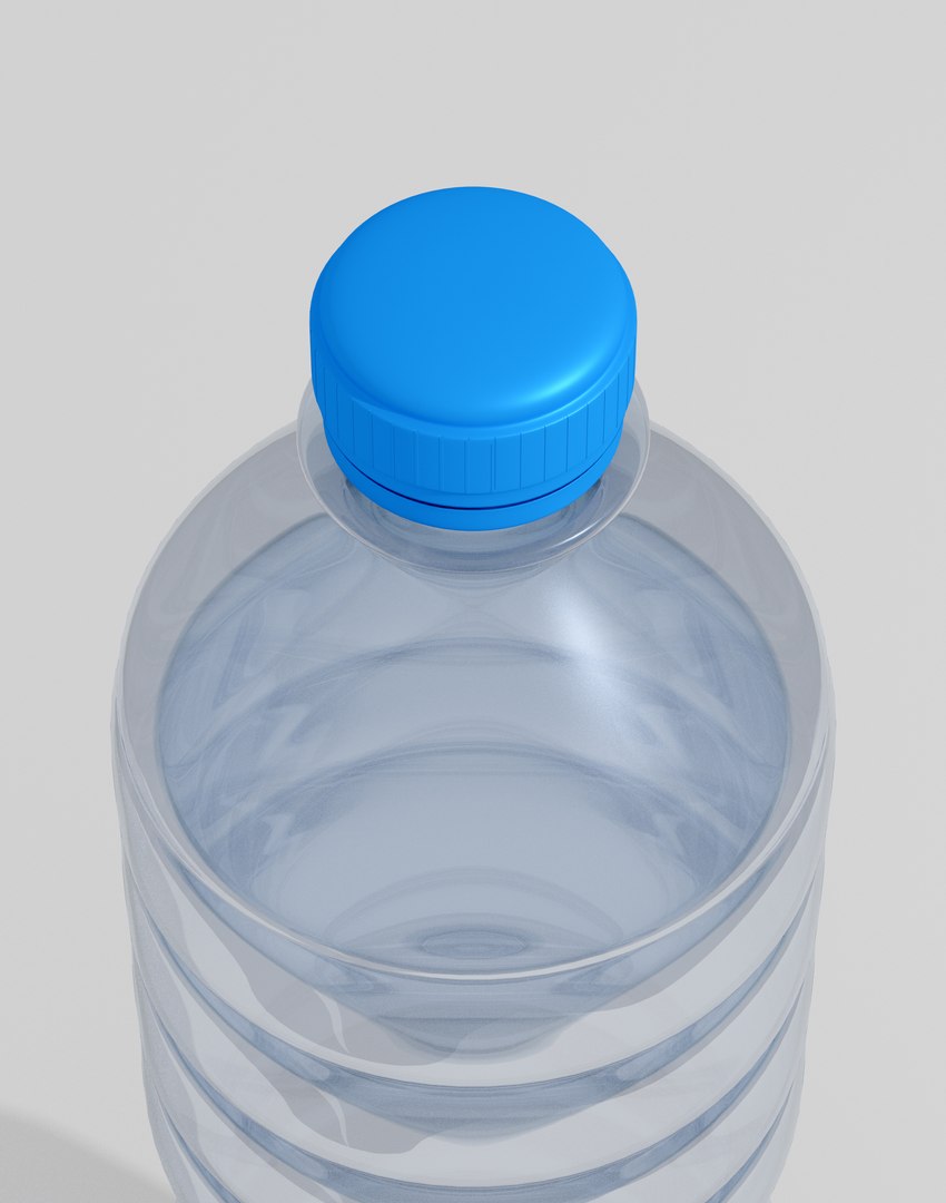 Simple plastic bottle 3D model - TurboSquid 1575737