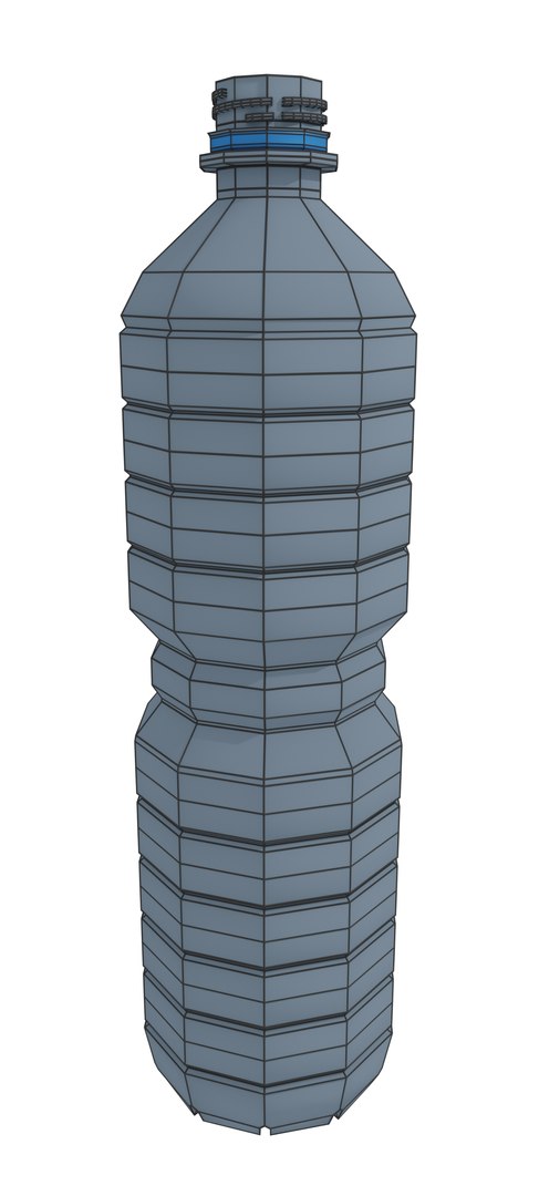 Simple plastic bottle 3D model - TurboSquid 1575737