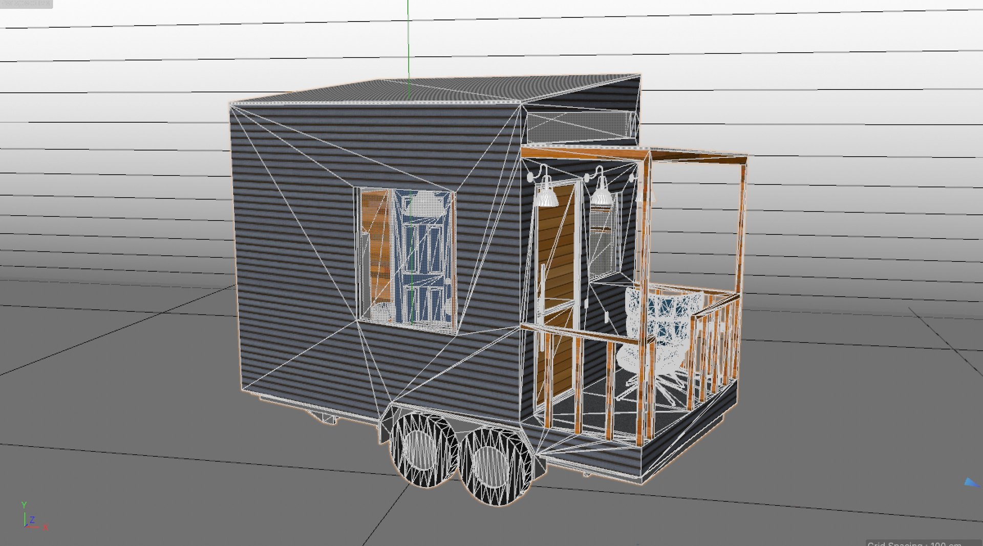 Tiny House 3D Model - TurboSquid 2001176