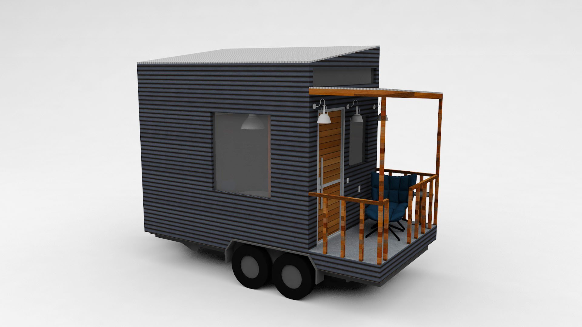 Tiny House 3D Model - TurboSquid 2001176
