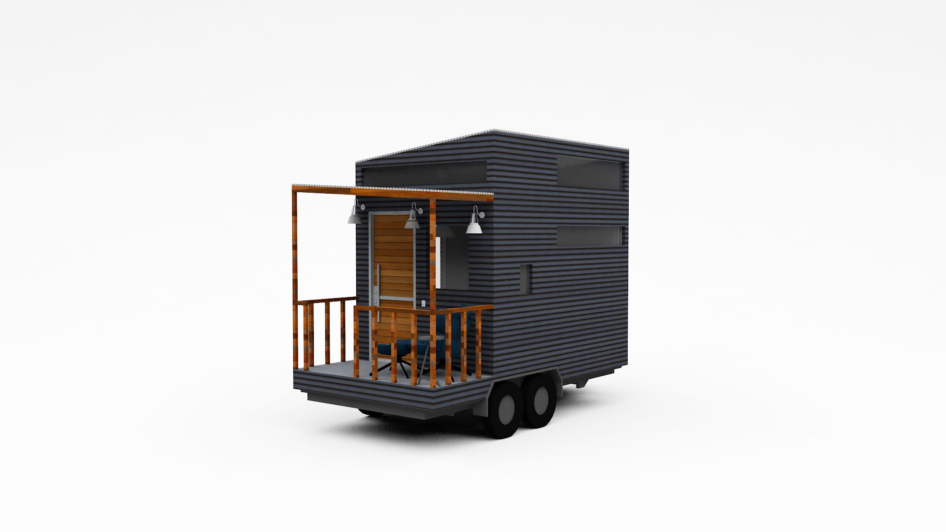 Tiny House 3D Model - TurboSquid 2001176