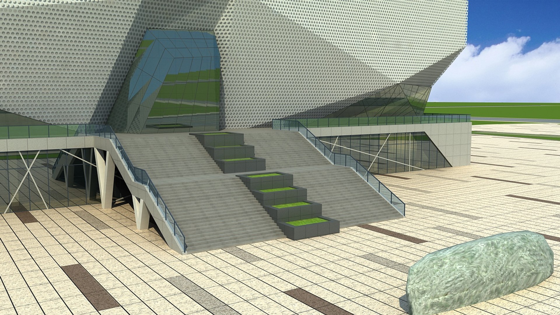 3D Museum 2 - TurboSquid 2072554