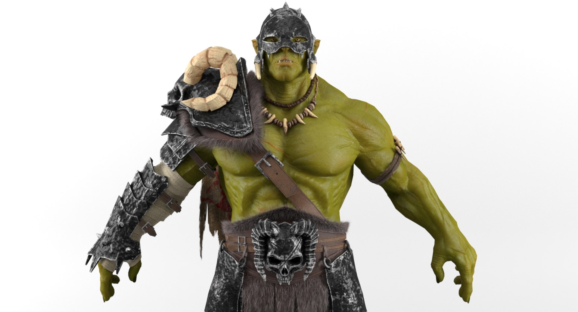 3D Orc Armor Model - TurboSquid 1174359