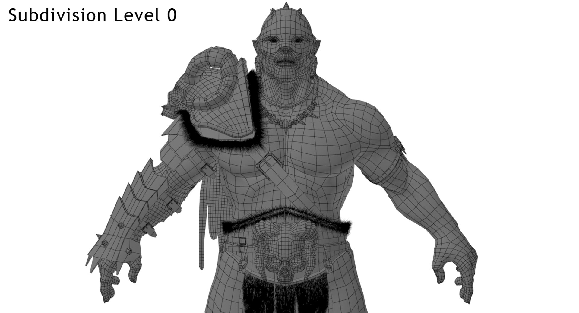 3D Orc Armor Model - TurboSquid 1174359