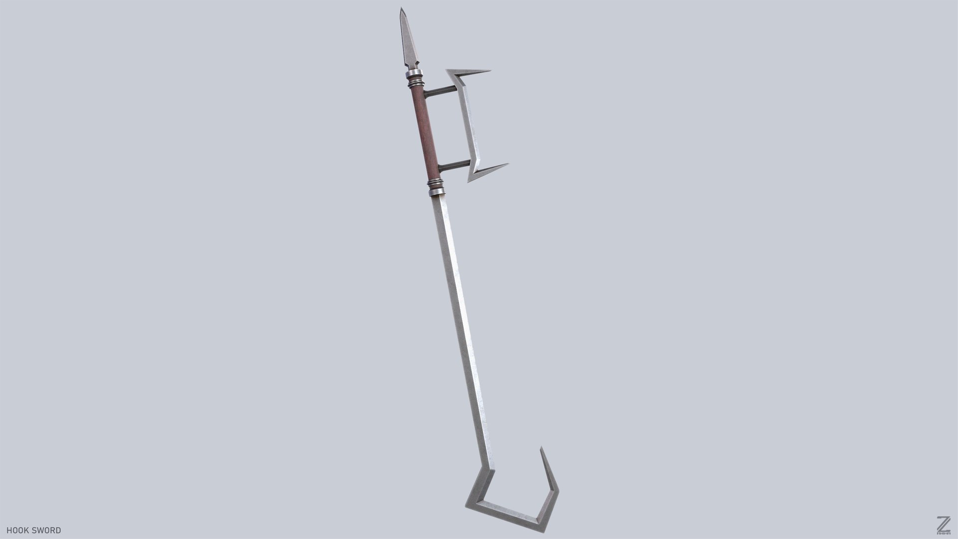 3D Hook Sword - TurboSquid 2422006