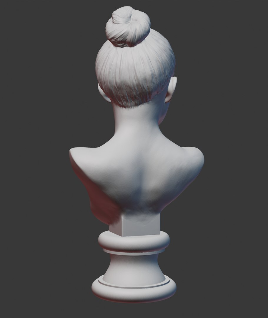 3D Sculpture Female Bust - TurboSquid 1630584