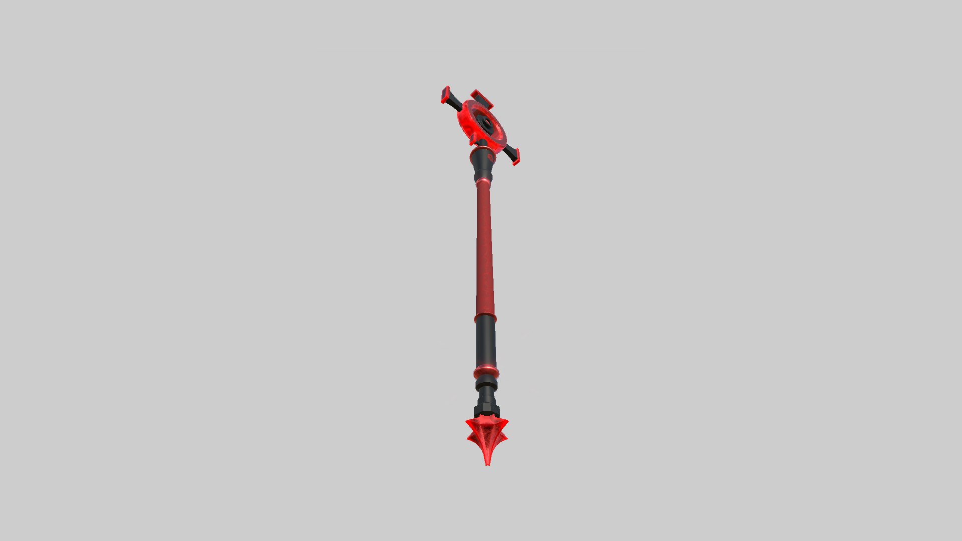 Healer Mage Staff 08 Cursed - Medieval Fantasy Weapon 3D model ...