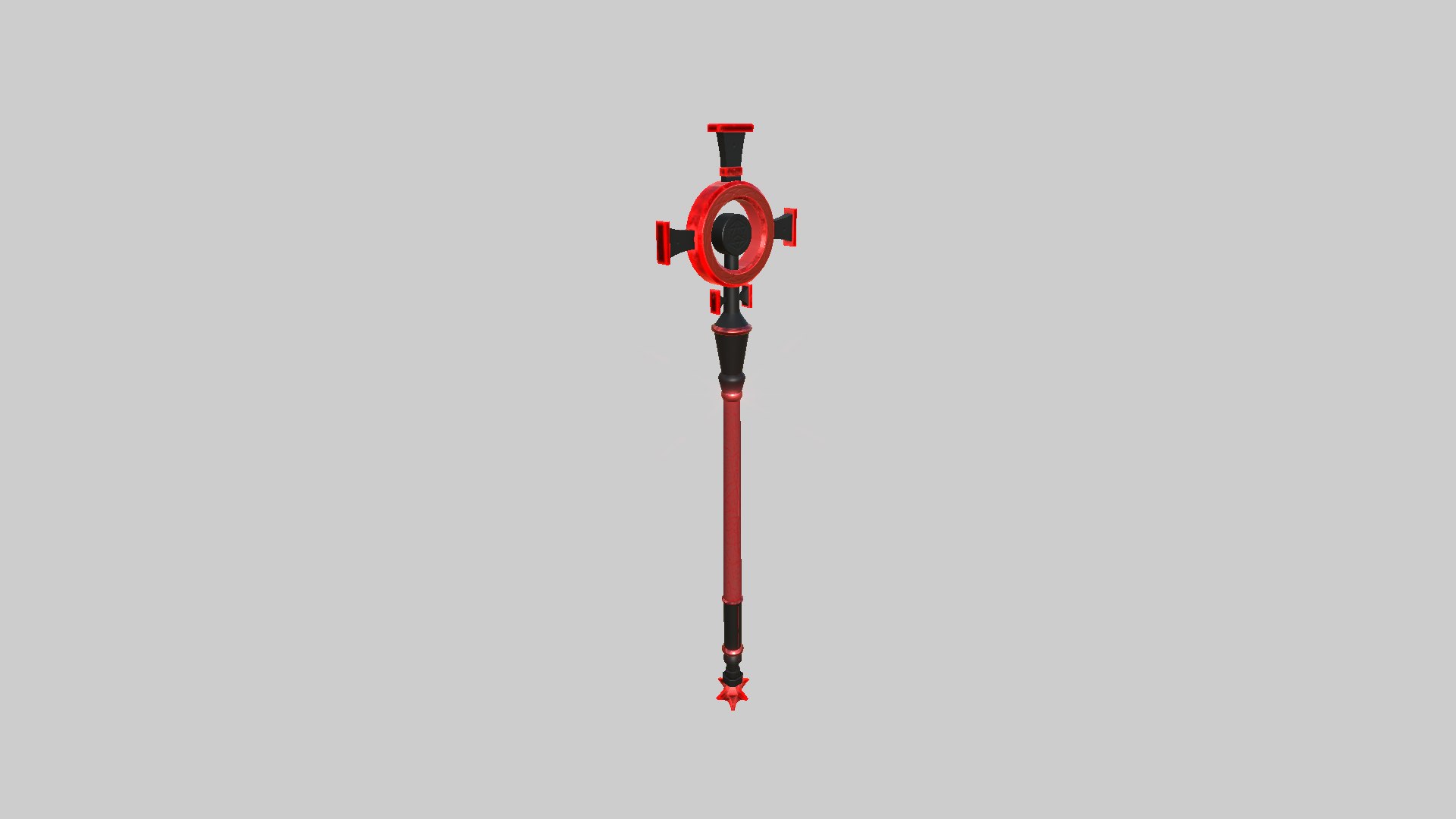Healer Mage Staff 08 Cursed - Medieval Fantasy Weapon 3D model ...
