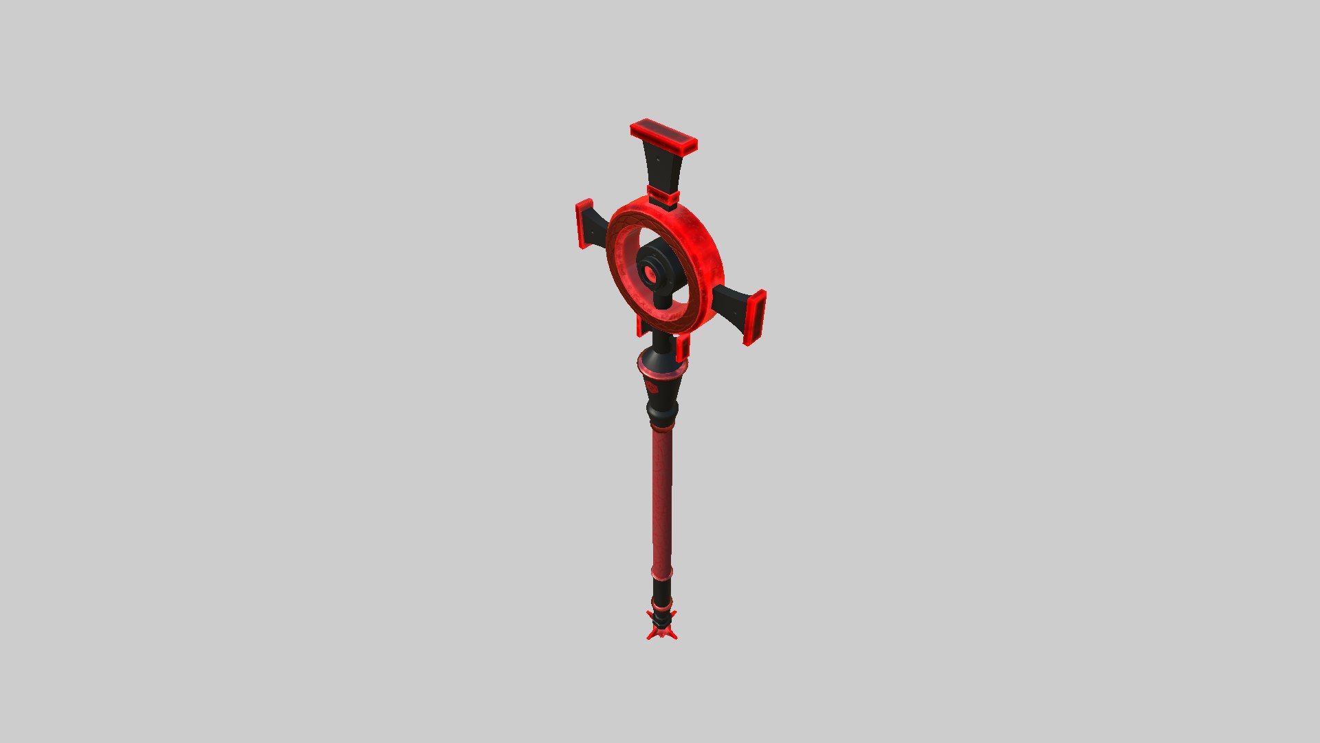 Healer Mage Staff 08 Cursed - Medieval Fantasy Weapon 3D model ...
