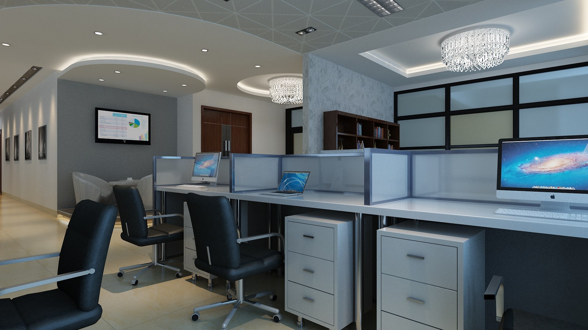 3D Office Interior Collection 01 Model - TurboSquid 1999913