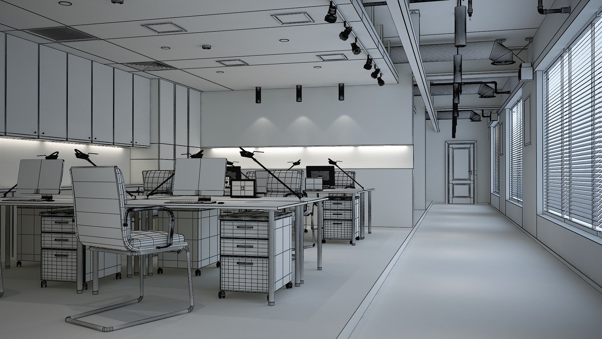 3D Office Interior Collection 01 Model - TurboSquid 1999913