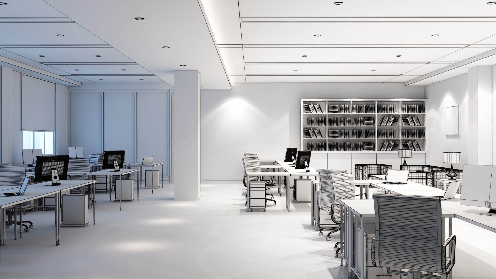 3D Office Interior Collection 01 model - TurboSquid 1999913