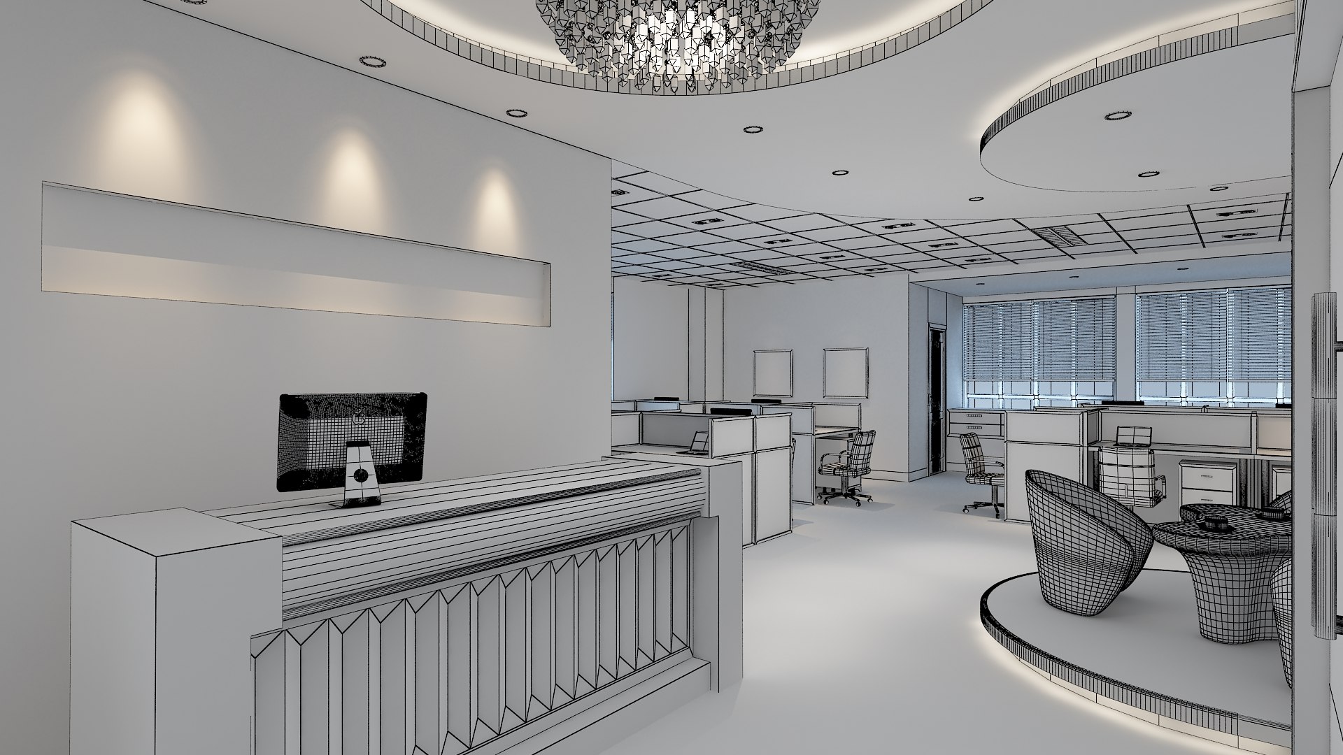 3D Office Interior Collection 01 Model - TurboSquid 1999913