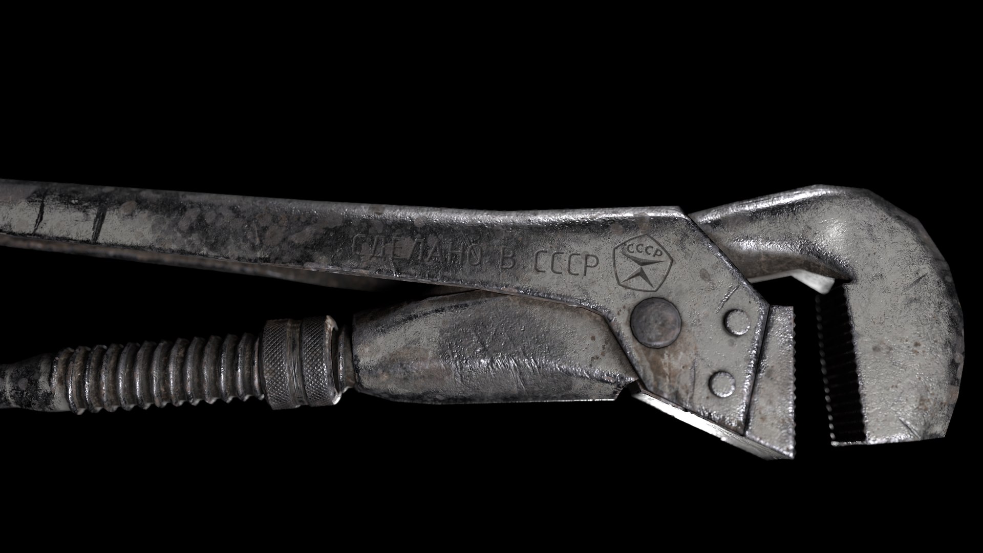Soviet Pipe Wrench Tool 3D Model - TurboSquid 2047388
