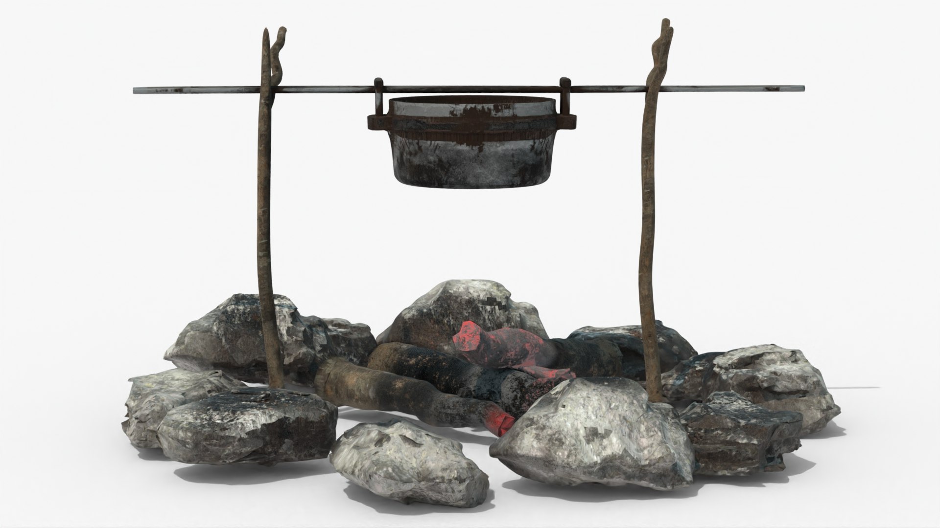 Realistic Campfire 3D model - TurboSquid 2108854