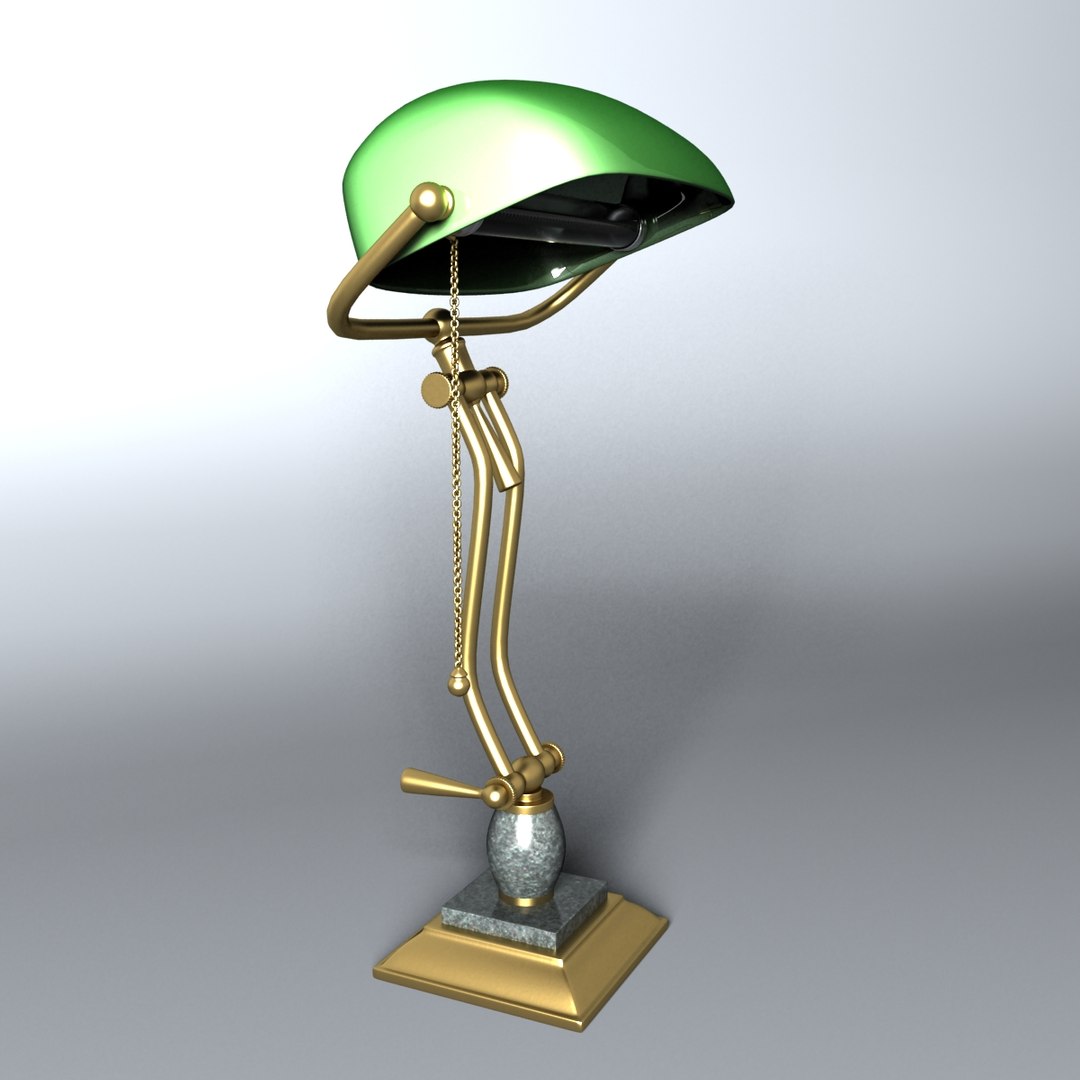 3d Model Desk Lamp