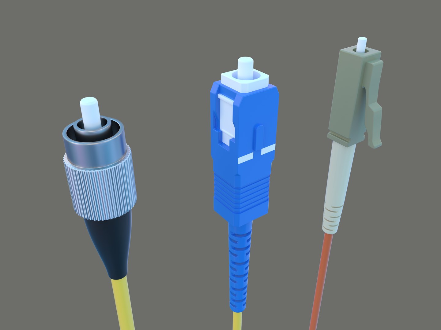 Fiber Optic Connector 3D - TurboSquid 2020859