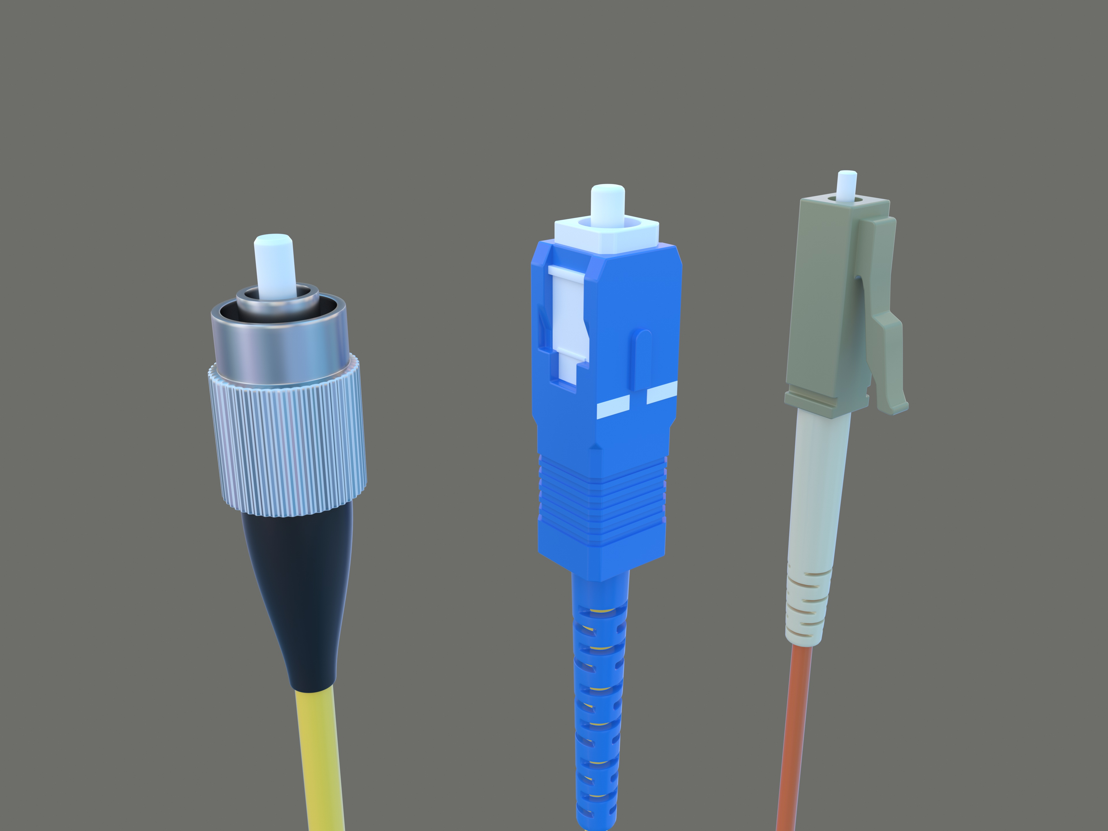 modelo 3d Conector de fibra óptica - TurboSquid 2020859