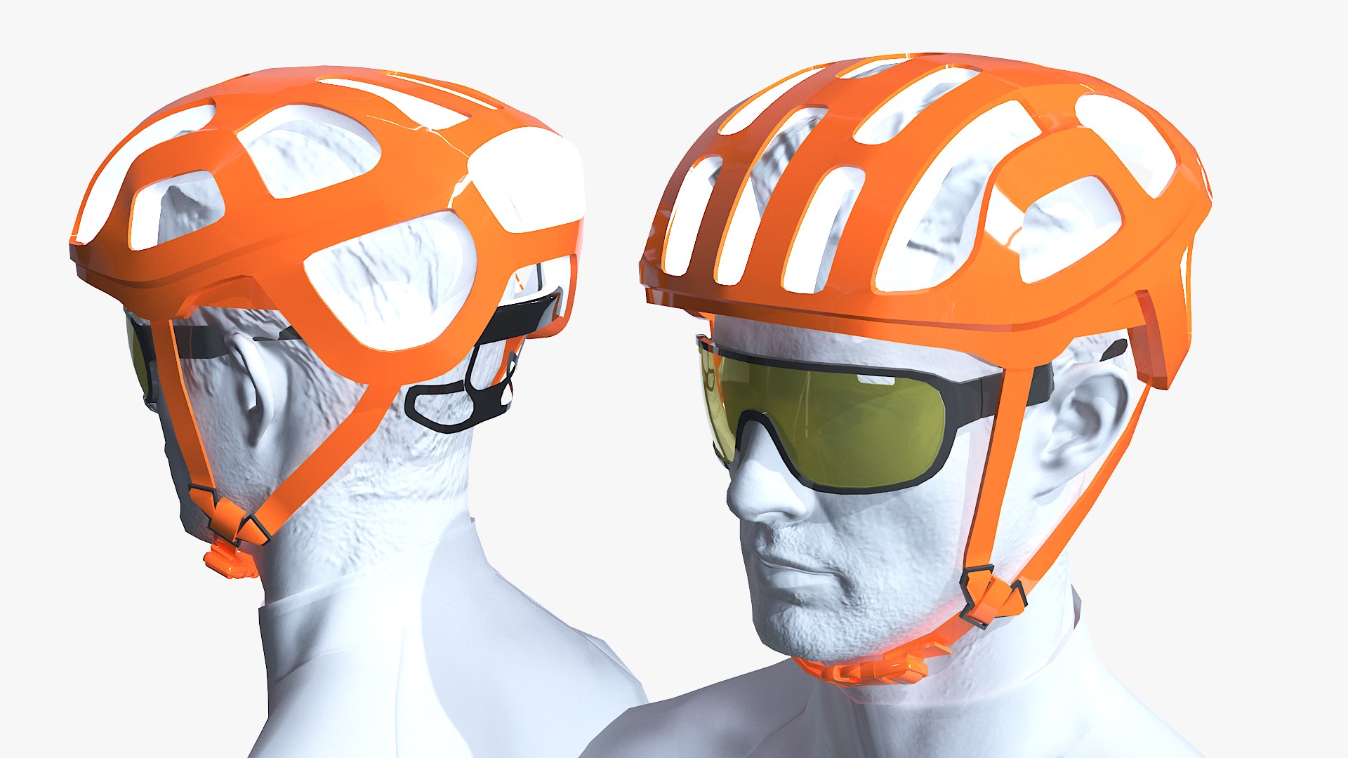 3D Cyclist POC Helmet Glasses - TurboSquid 2067690