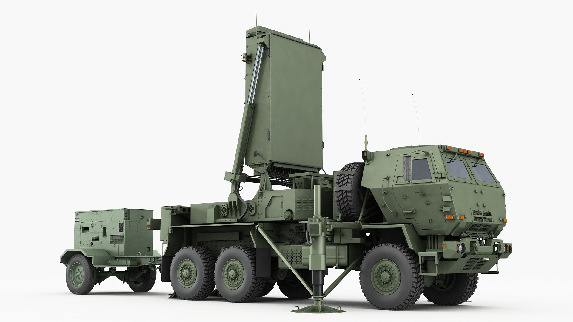 3D Tpq-53 Radar General Counterfire - TurboSquid 1540559