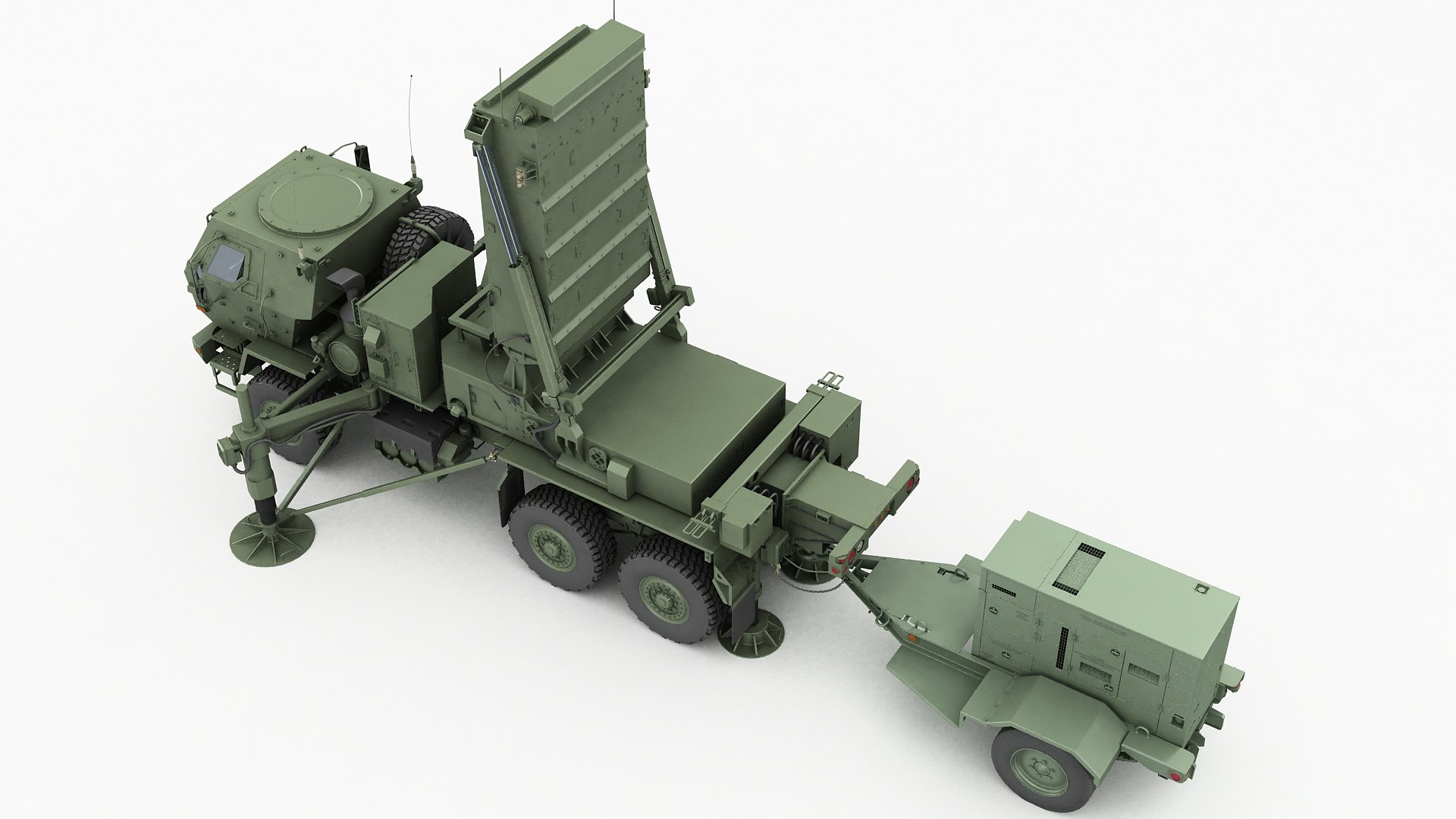 3D Tpq-53 Radar General Counterfire - TurboSquid 1540559