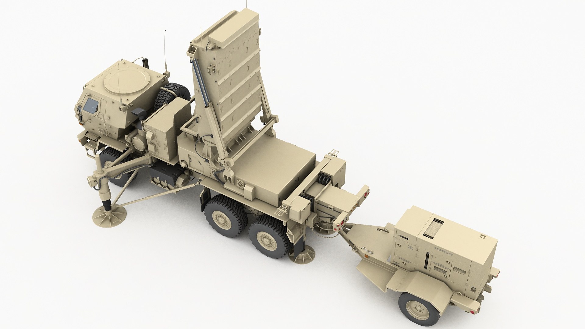 3D Tpq-53 Radar General Counterfire - TurboSquid 1540559