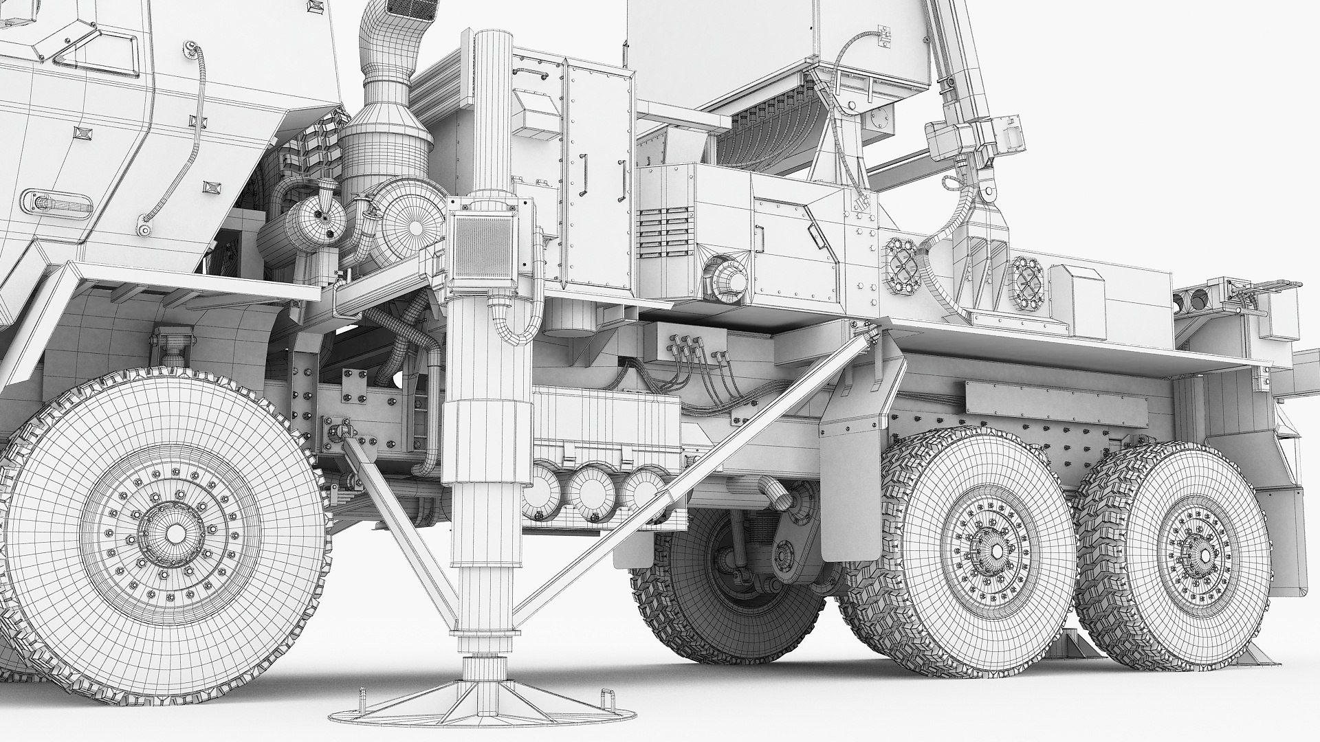 3D Tpq-53 Radar General Counterfire - TurboSquid 1540559