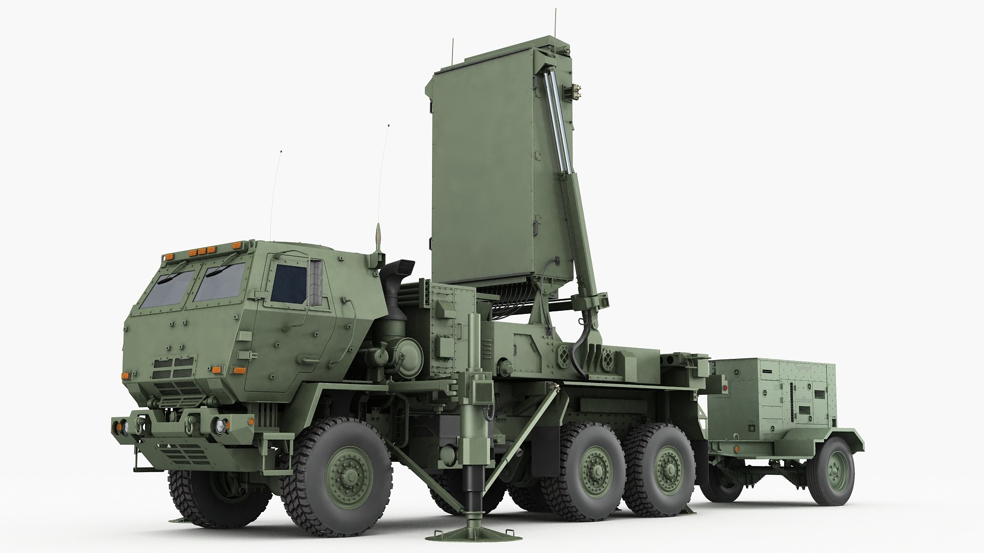 3D Tpq-53 Radar General Counterfire - TurboSquid 1540559