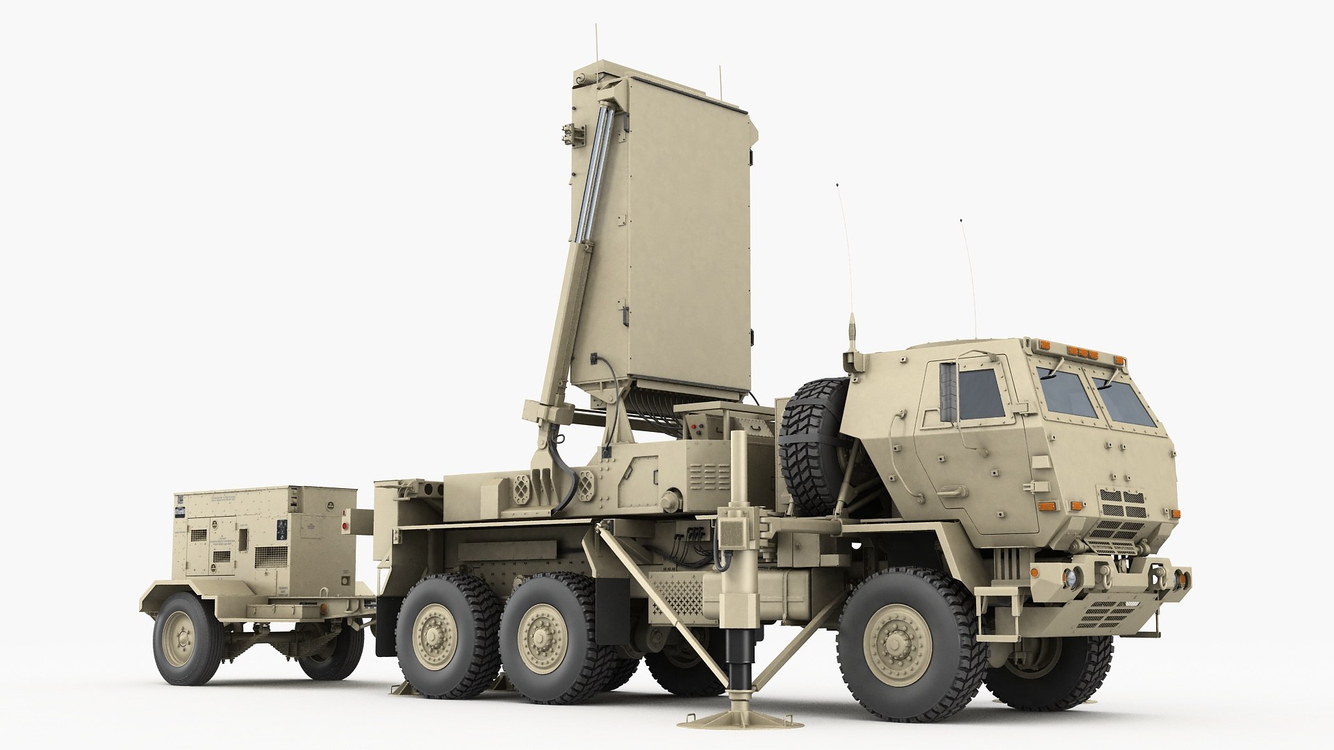 3D Tpq-53 Radar General Counterfire - TurboSquid 1540559