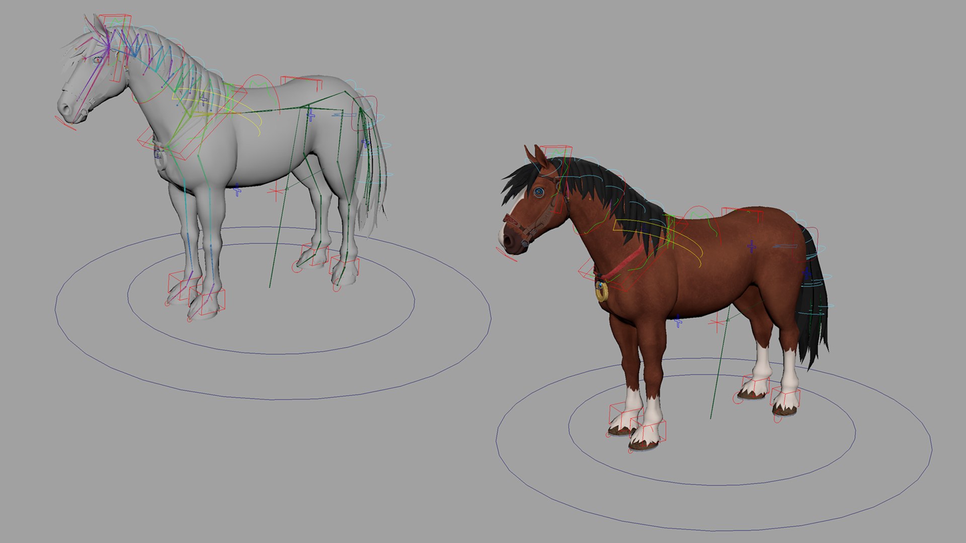 Horse Animated 3D - TurboSquid 2223736