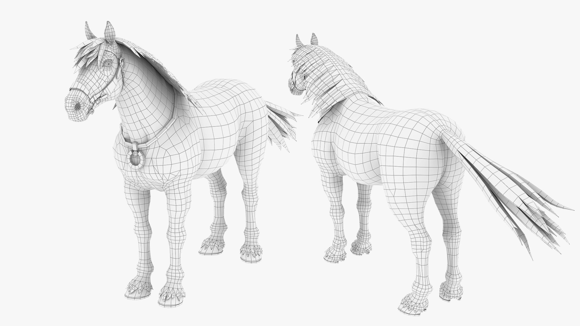 Horse Animated 3D - TurboSquid 2223736