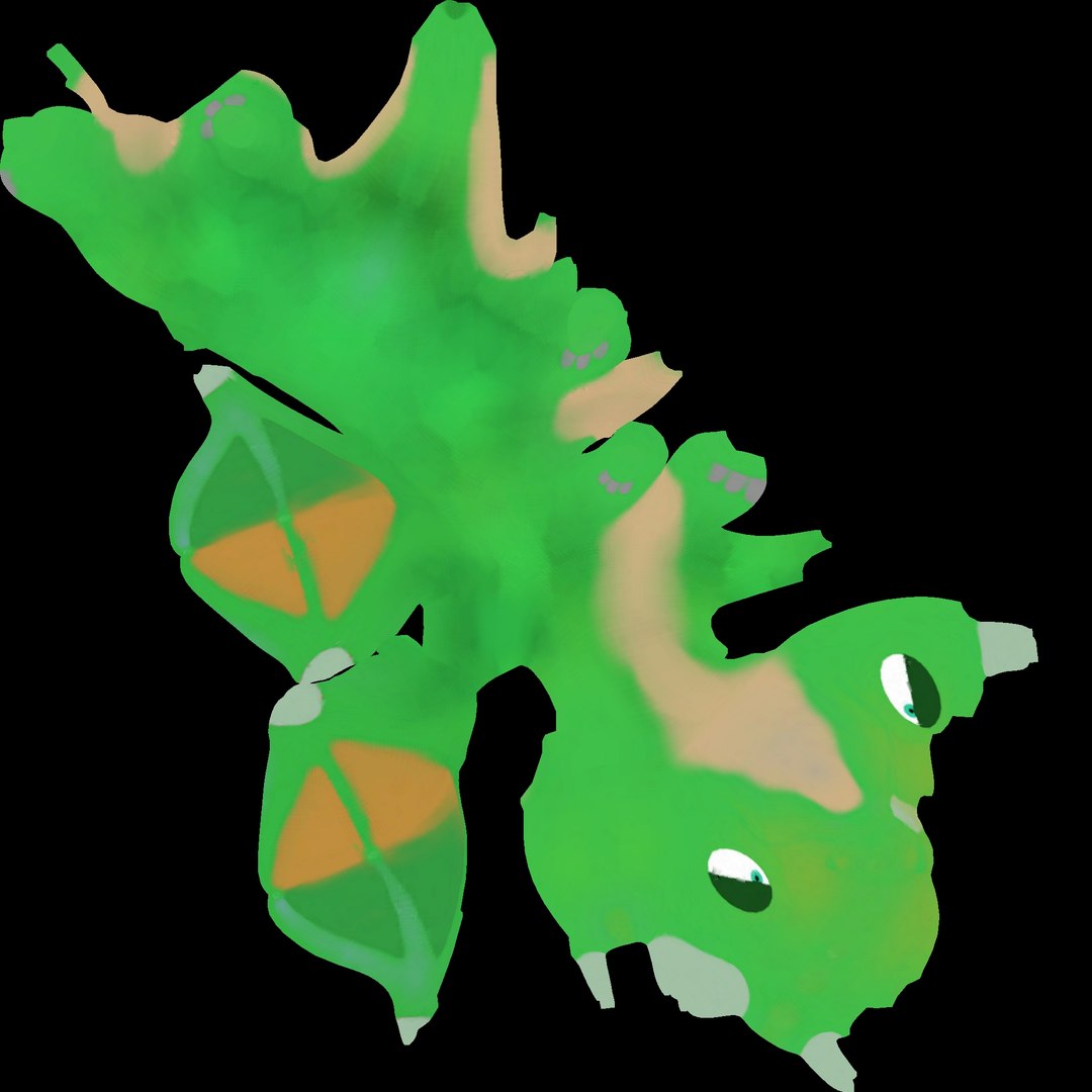 Dragon Base Mesh 3d Obj