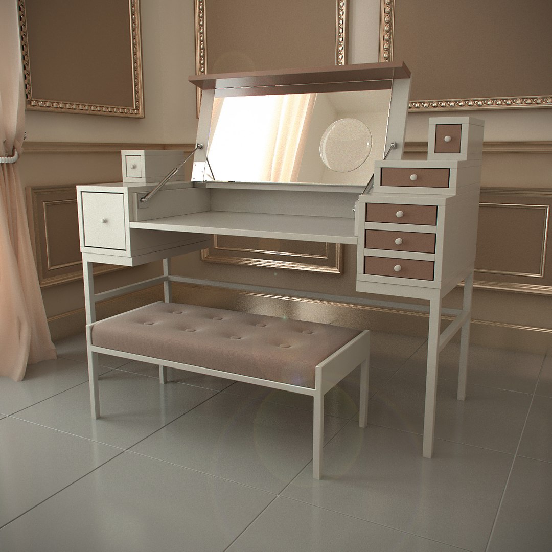 schoenbuch collect table bench 3d 3ds